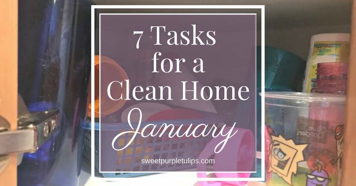7 Tasks for a Clean Home: January - Sweet Purple Tulips